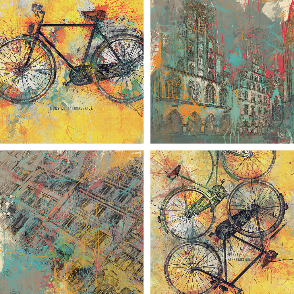 Münster Wandbilder auf Leinwand & Poster | AndyHanne.de